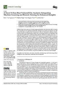 A Novel Urban Heat Vulnerability Analysis: Integrating Machine Learning ...